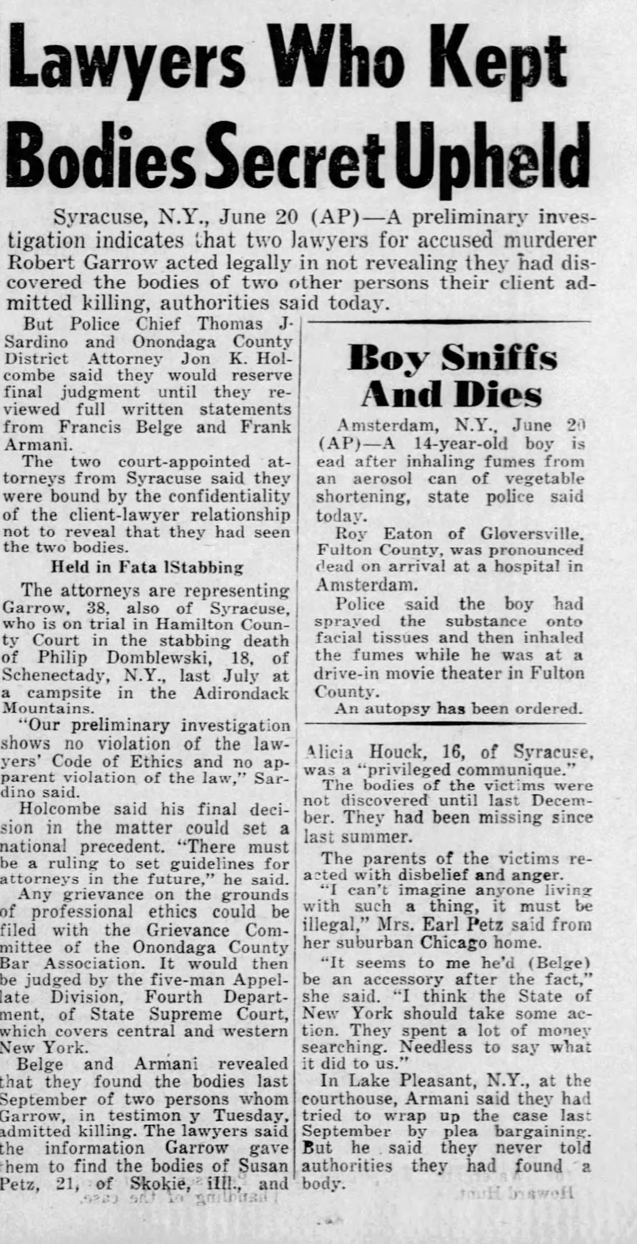 Part 3: The Burried Bodies Case – Robert Garrow – | The True Crime Blog